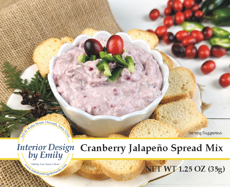 Cranberry Jalapeno Spread Mix – Interior Design by Emily
